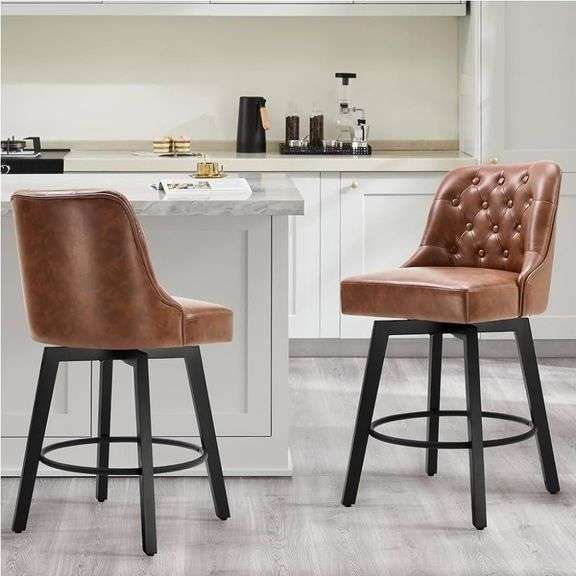 KISLOT Barstools, Set of 2, 26" | Like New | (See Condition Notes ...