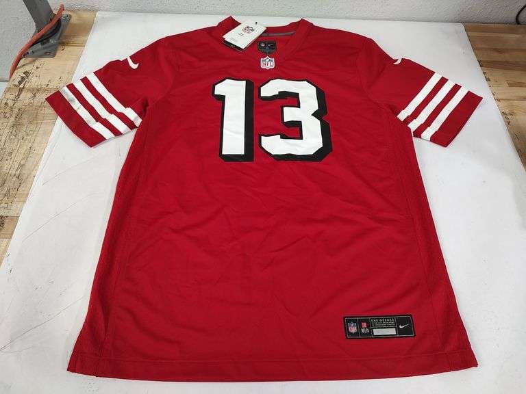 NFL 49ers Football Jersey, Size M, #13 Purdy | Open Box | (See ...