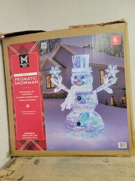 Members Mark Prismatic Snowman | Open Box | (See Condition Notes) - Rio ...