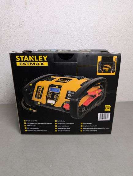 STANLEY - Fatmax Jump Starter, USB Power Port, & Air Compressor Machine ...