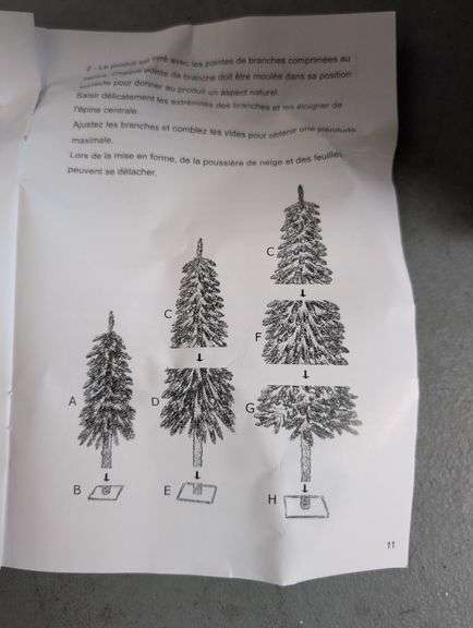 6FT Christmas Tree w/ Snow & Pre-Lit Plug-In Lights | Open Box - Rio ...