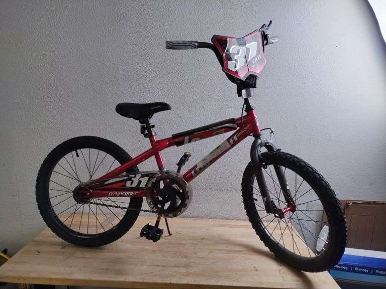 DYNACRAFT Wipe Out Boys Bike, 20" | Open Box | (See Condition Notes ...