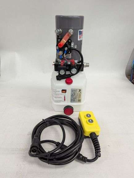 KTI Hydraulics KTI-12VDA3Q Compact 12 VDC Hydraulic Power Unit | Open ...