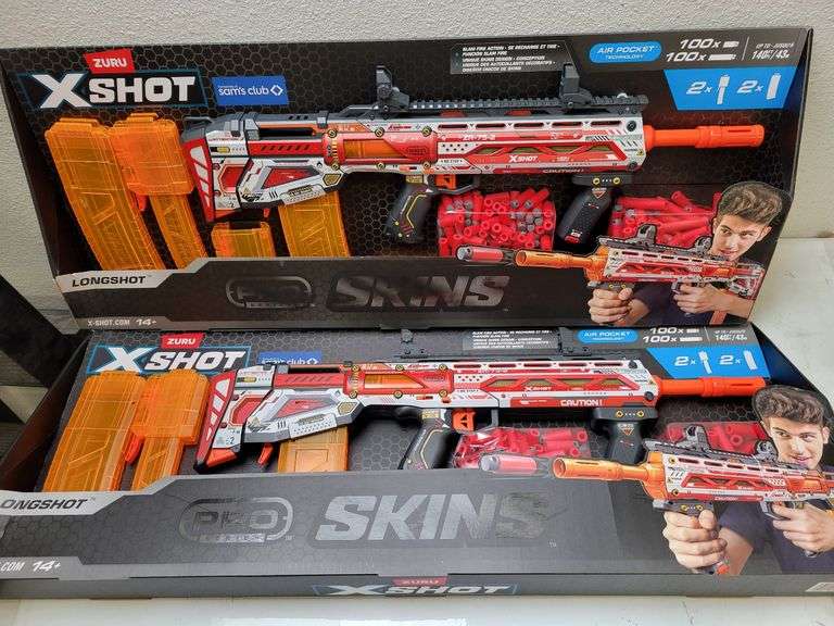 Bundle of 2, Zuru X-Shot Skins Pro Series Longshot Blasters | Like New ...