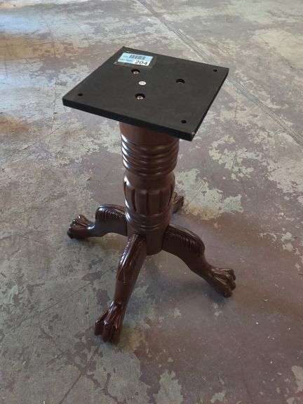 30" High Wooden Table Base, Top Not Inlcluded | Open Box | (See ...