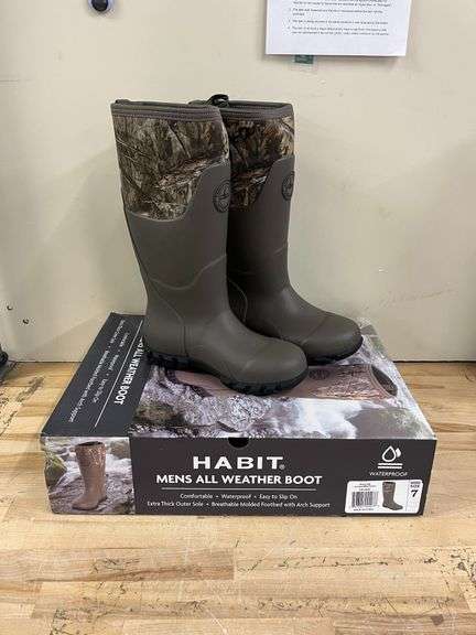 HABIT Men's All Water Tarmac Boots, 7M | Open Box - Rio Grande Trade