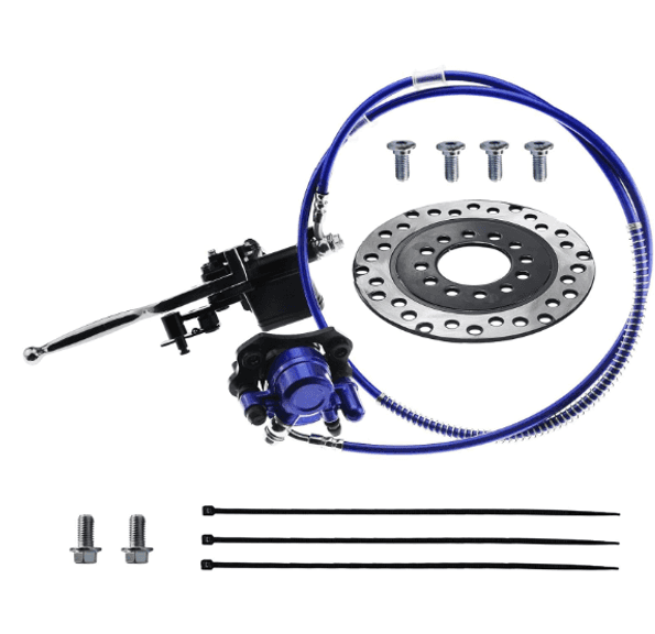 PRO BAT Rear Hydraulic Disc Brake System Caliper ATV Quad Rear Hand ...