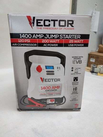 vector the freedom of power 1400 amp jump starter | Open Box - Rio ...