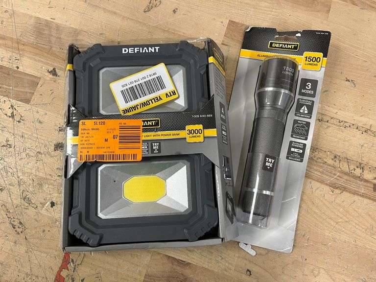 DEFIANT Light Bundle, 2pc | Open Box | (See Condition Notes) - Rio ...