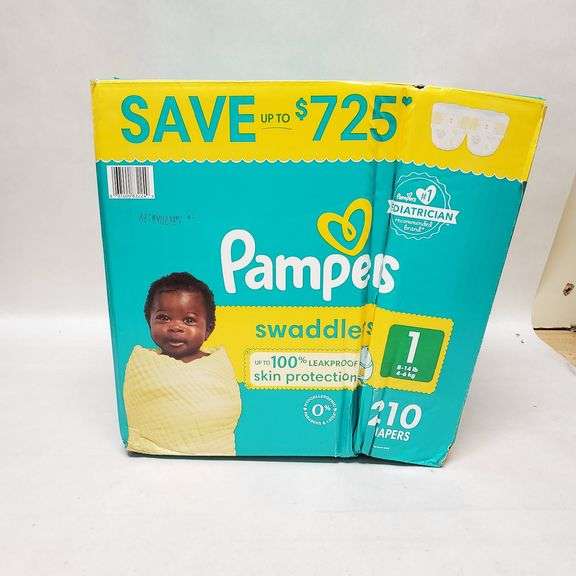 Pampers Swaddlers Size 1 | Open Box - Rio Grande Trade