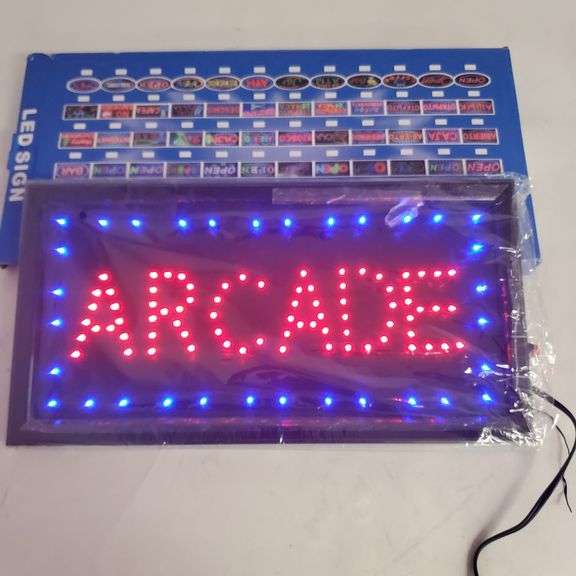 ARCADE LED Sign | Like New | (See Condition Notes) - Rio Grande Trade