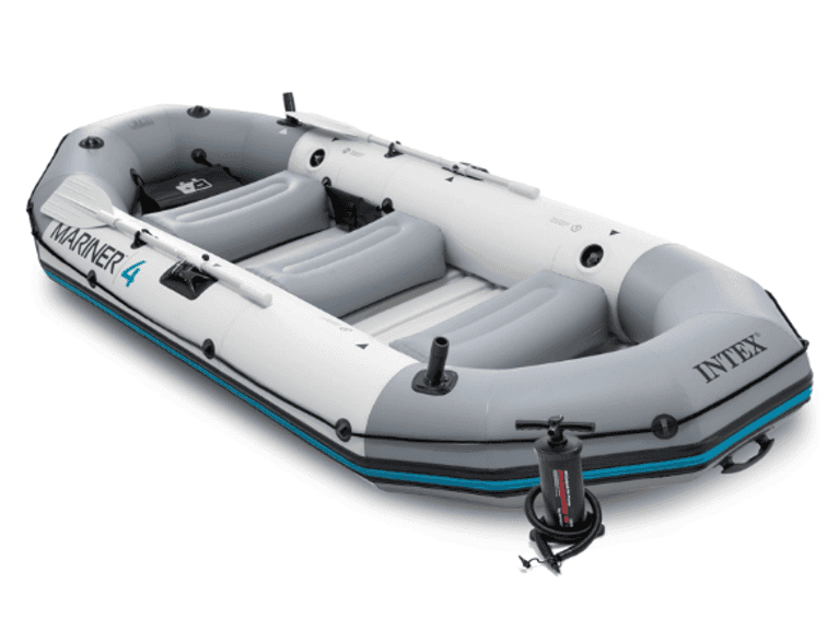 INTEX 68376EP Mariner 4 Inflatable Boat Set | Open Box | (See Condition ...