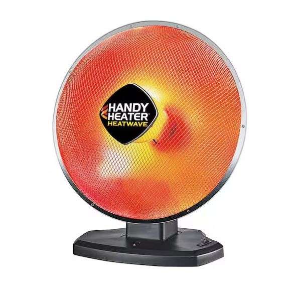 1500-Watt 18.5 in. Electric Ceramic Parabolic Space Heater with Tip ...
