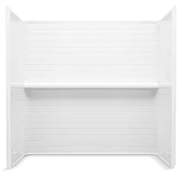 Sterling Traverse 60 in. W x 60 in. H x 30 in. D 4-Piece Direct-to-Stud ...