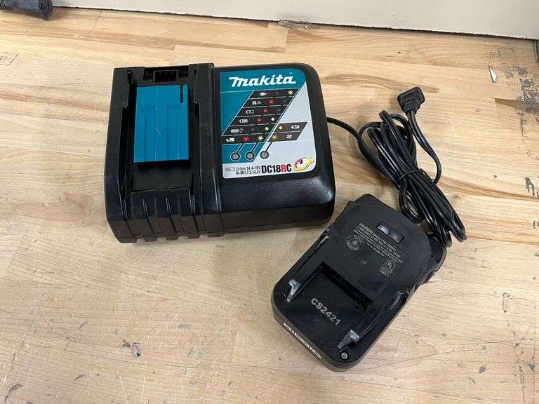 18V Battery & Battery Charger Bundle, 2pc | Open Box | (See Condition ...