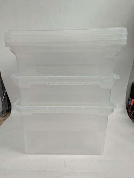 3 Plastic Storage Containers | Damaged | (See Condition Notes) - Rio ...