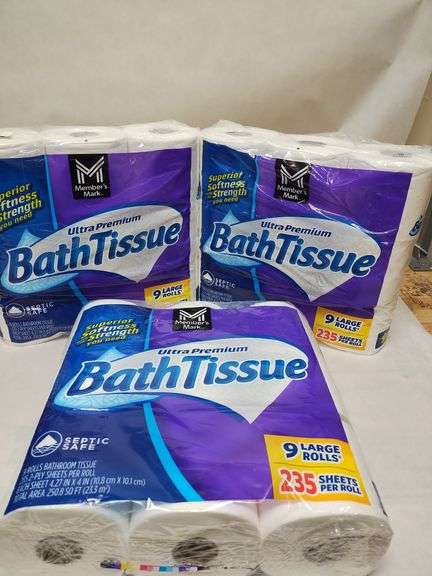 Ultra Premium Bath Tissue, 9 Large Rolls Bundle | Open Box - Rio Grande ...
