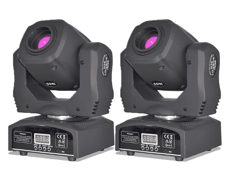 Led Inno Pocket Spot Mini Moving Head 60W DJ 8 Gobos DMX Stage Effect ...