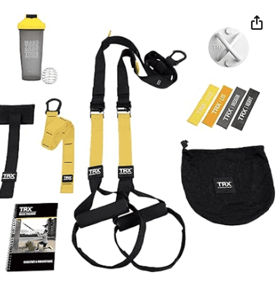 TRX Training All-in-One Suspension-Trainer Exercise Equipment Bundle ...