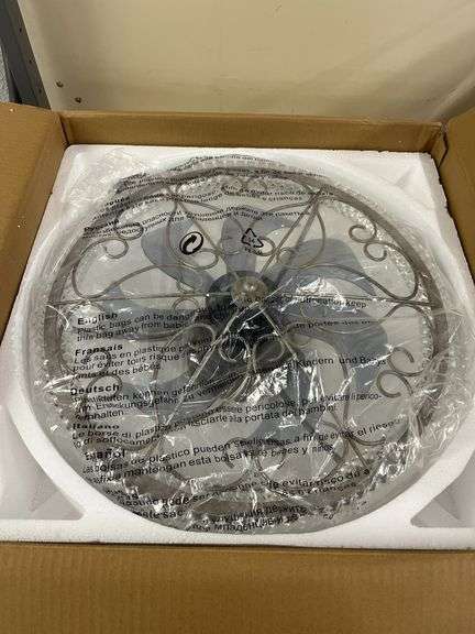 Low Profile Ceiling Fan | Damaged | (See Condition Notes) - Rio Grande ...