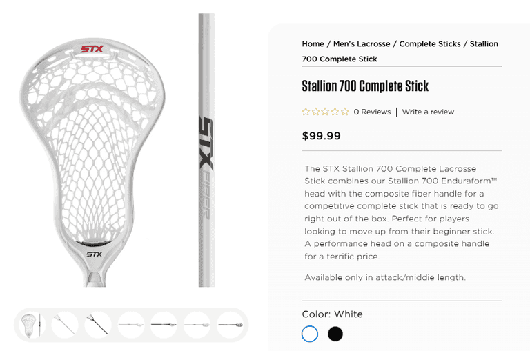 STX Stallion 700 Complete Lacrosse Stick | Like New - Rio Grande Trade