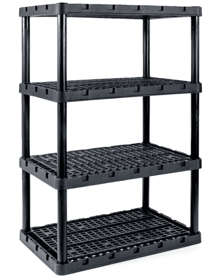 Gracious Living XL Storage Shelving, Heavy-Duty Knect-A-Shelf, 4 ...