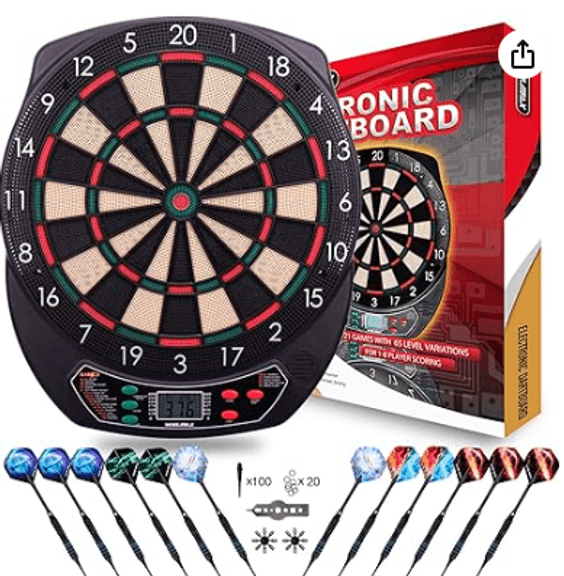 WIN.MAX Electronic Dart Board Soft Tip Dartboard | Open Box - Rio ...