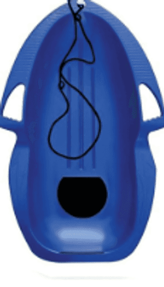 Paricon Flexible Flyer 39" Spitfire Lightweight Kids Downhill Snow Sled ...