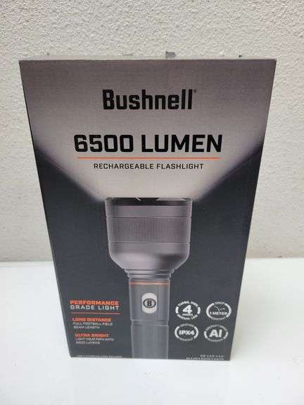 Bushnell 6500 Lumen Rechargeable Flashlight | Like New - Rio Grande Trade