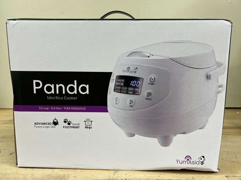 Panda 3.5 Cup Mini Rice Cooker | Open Box | (See Condition Notes) - Rio ...