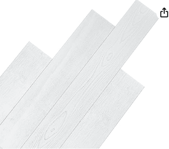 Luxdecor White Shiplap Boards 5" Peel and Stick Shiplap Boards 10 ...