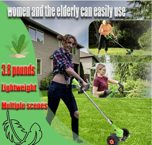 Electric Weed Wacker Battery Powered Cordless | Open Box | (See ...