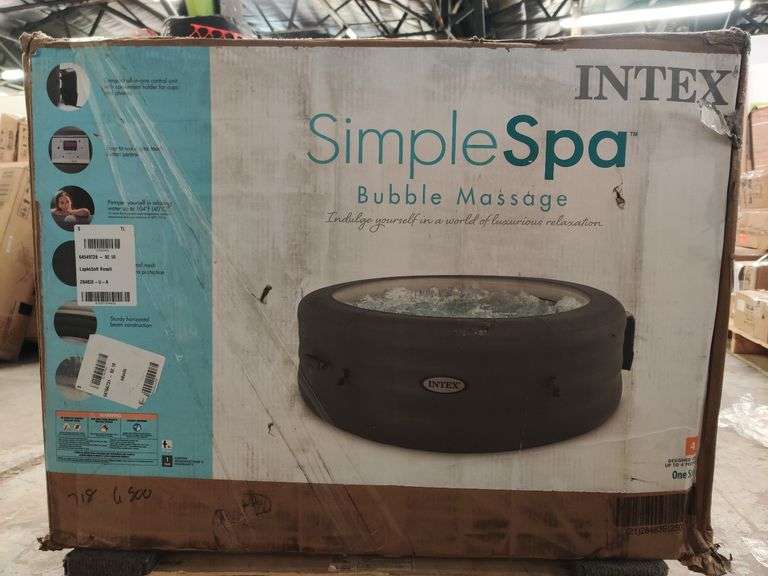 INTEX Simple Spa Bubble Massage | Open Box - Rio Grande Trade