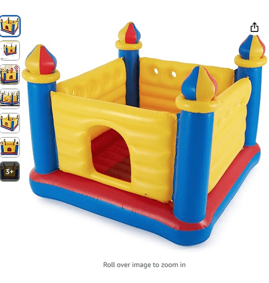 Intex Inflatable Colorful Jump-O-Lene Castle Bounce House | Like New ...