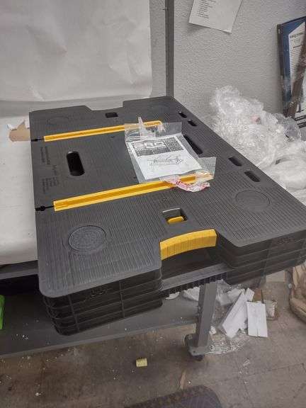 Keter Folding Work Table, Portable Workbench | Open Box | (See ...