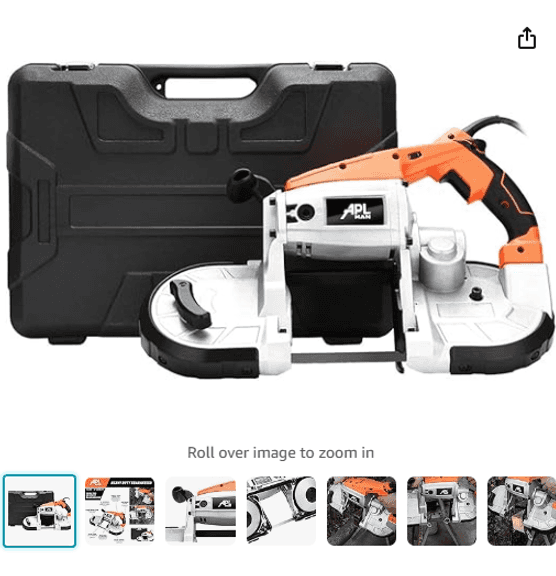 Band Saw 5-Inch10-Amp Deep Cut Portable BandSaw | Like New | (See ...