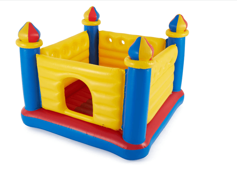 Intex Inflatable Colorful Jump-O-Lene Castle Bounce House | Open Box ...
