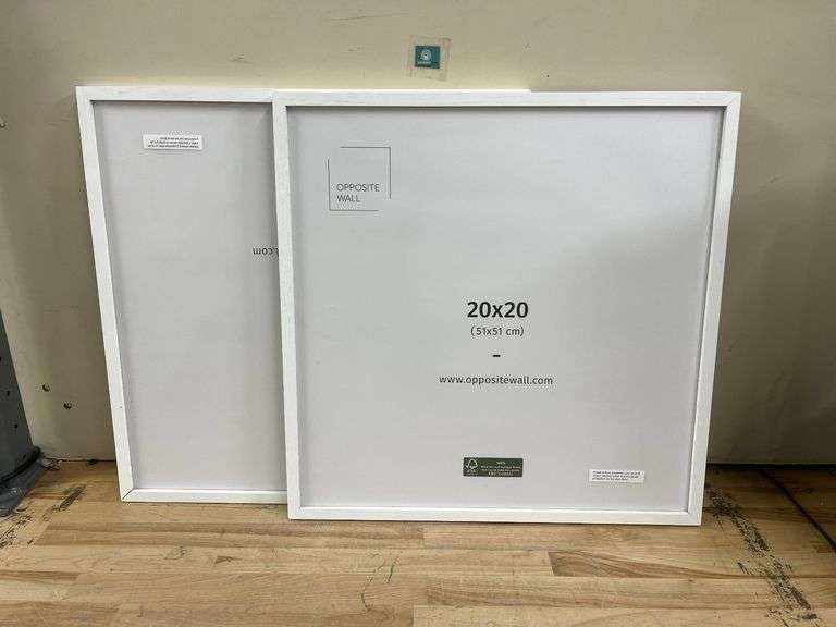 OPPOSITE WALL Picture Frame Set, 2pc, 20" x 20" | Open Box | (See ...
