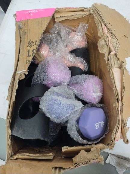 Dumbbell Set with Exercise Poster | Open Box - Rio Grande Trade