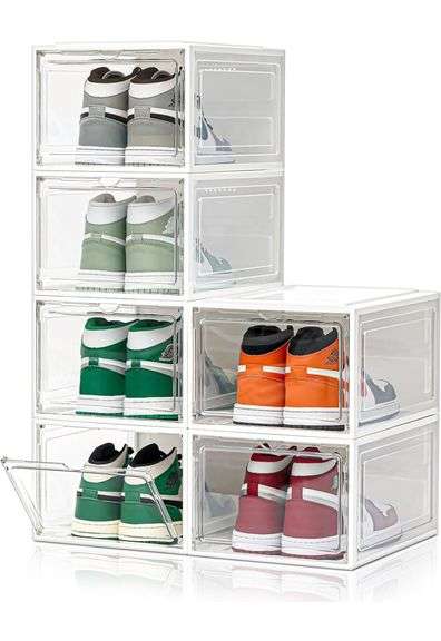 Stackable Plastic Storage (6Ct) | Open Box - Rio Grande Trade