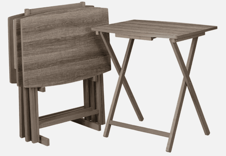5 Piece Folding XL Oversized TV Trays | Open Box - Rio Grande Trade