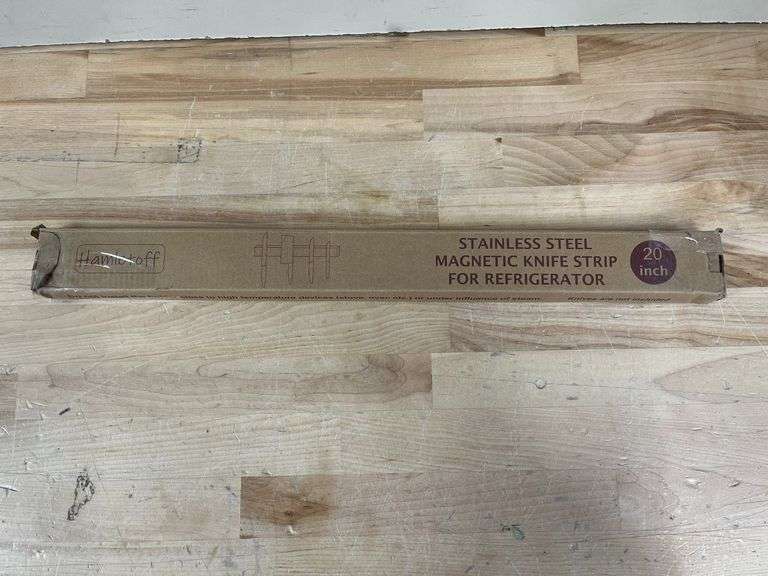 Stainless Steel Magnetic Knife Strip | Open Box | (See Condition Notes ...