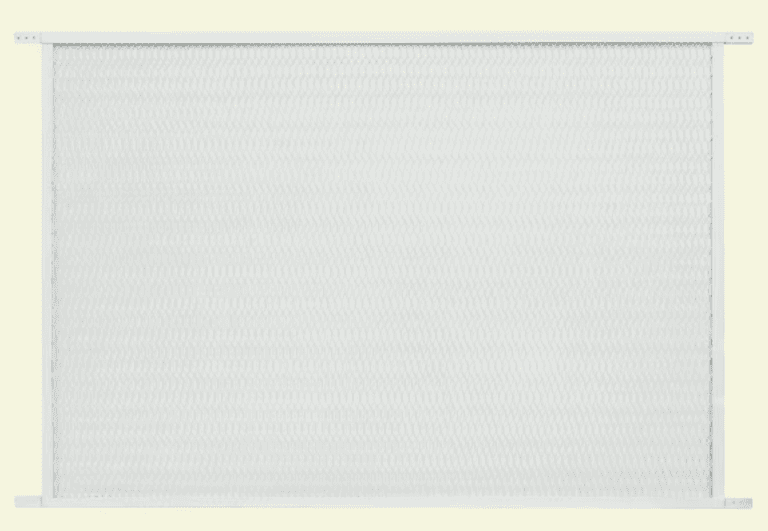 Unique Home Designs 48 in. x 30 in. White Steel Pet Grille | Open Box ...