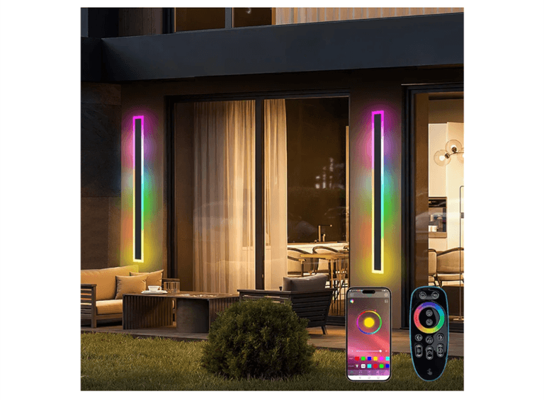 Outdoor RGB Long Wall Lights | Open Box | (See Condition Notes) - Rio ...