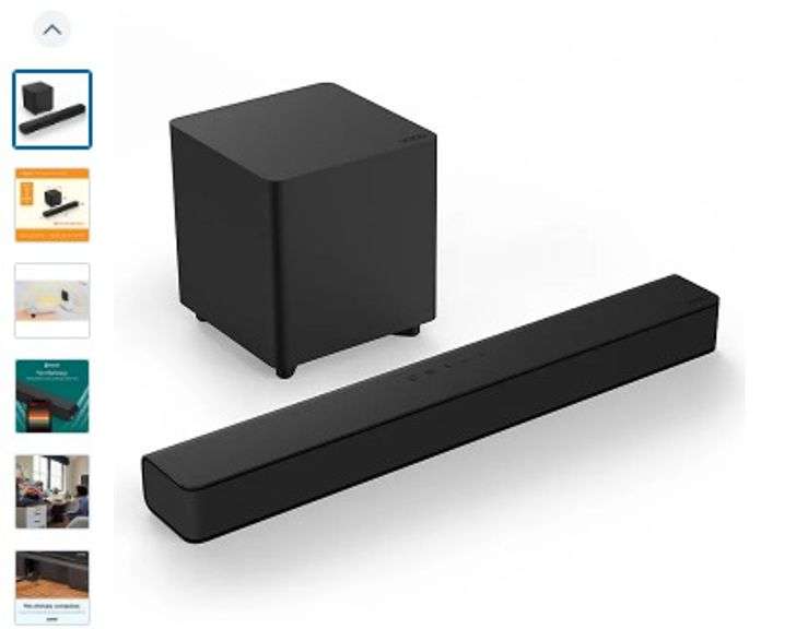 VIZIO V-Series 2.1 Channel Soundbar | Open Box | (See Condition Notes ...