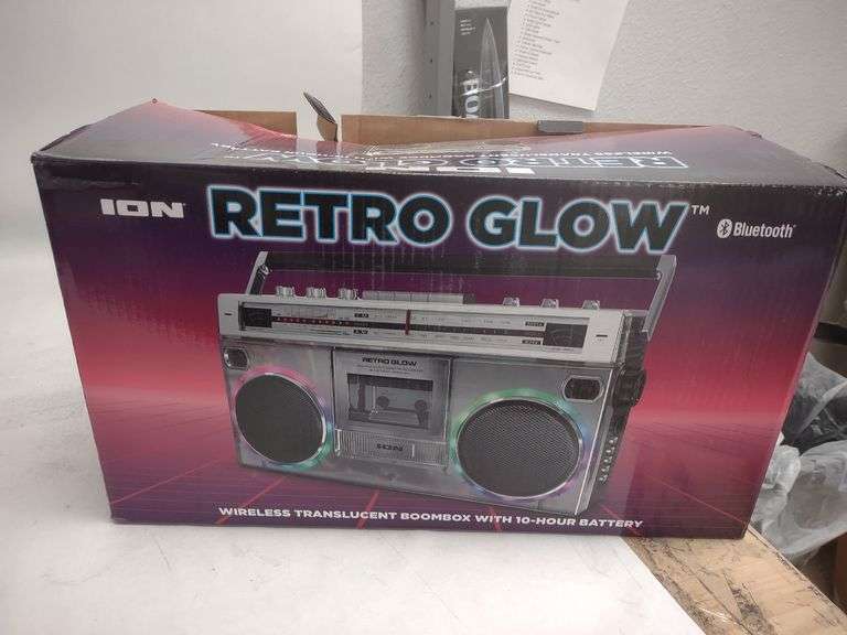 Ion Retro Glow Boom Box. | Like New | (See Condition Notes) - Rio ...
