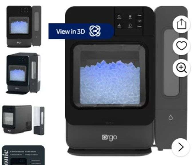 Orgo 33 lbs Capacity Sonic Countertop Ice Maker | Open Box | (See ...