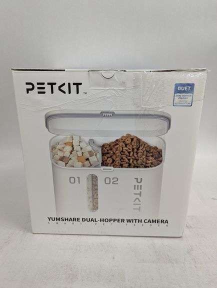 PETKIT Dual Hopper With Camera Pet Feeder | Open Box | (See Condition ...