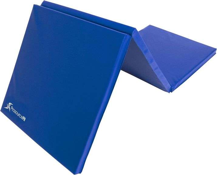 ProSource Tri-Fold Folding Exercise Mat 16’ x 2’ w/Carrying Handles ...