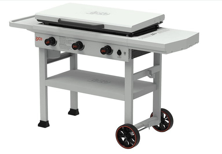 LoCo Cookers 3-Burner SmartTemp Griddle, Flat Top Gas Grill w/Built-In ...